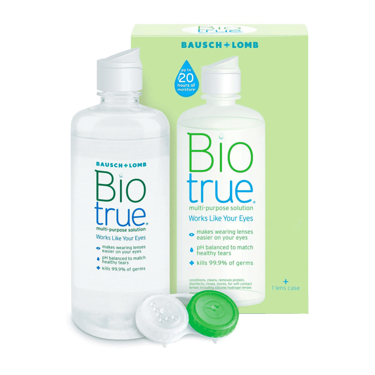 תמיסת נסיעות מתקדמת ביו טרו (Bio True solution 60ml) || עדשות