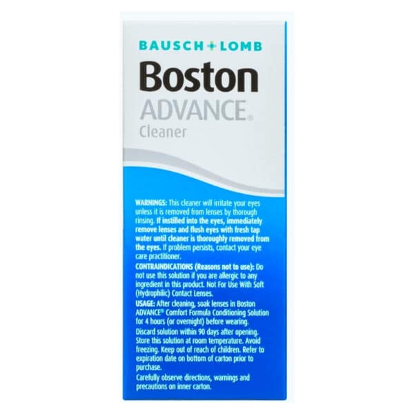סבון ניקוי בוסטון לעדשות קשות | Boston Advance Cleaner 30ml | עדשות