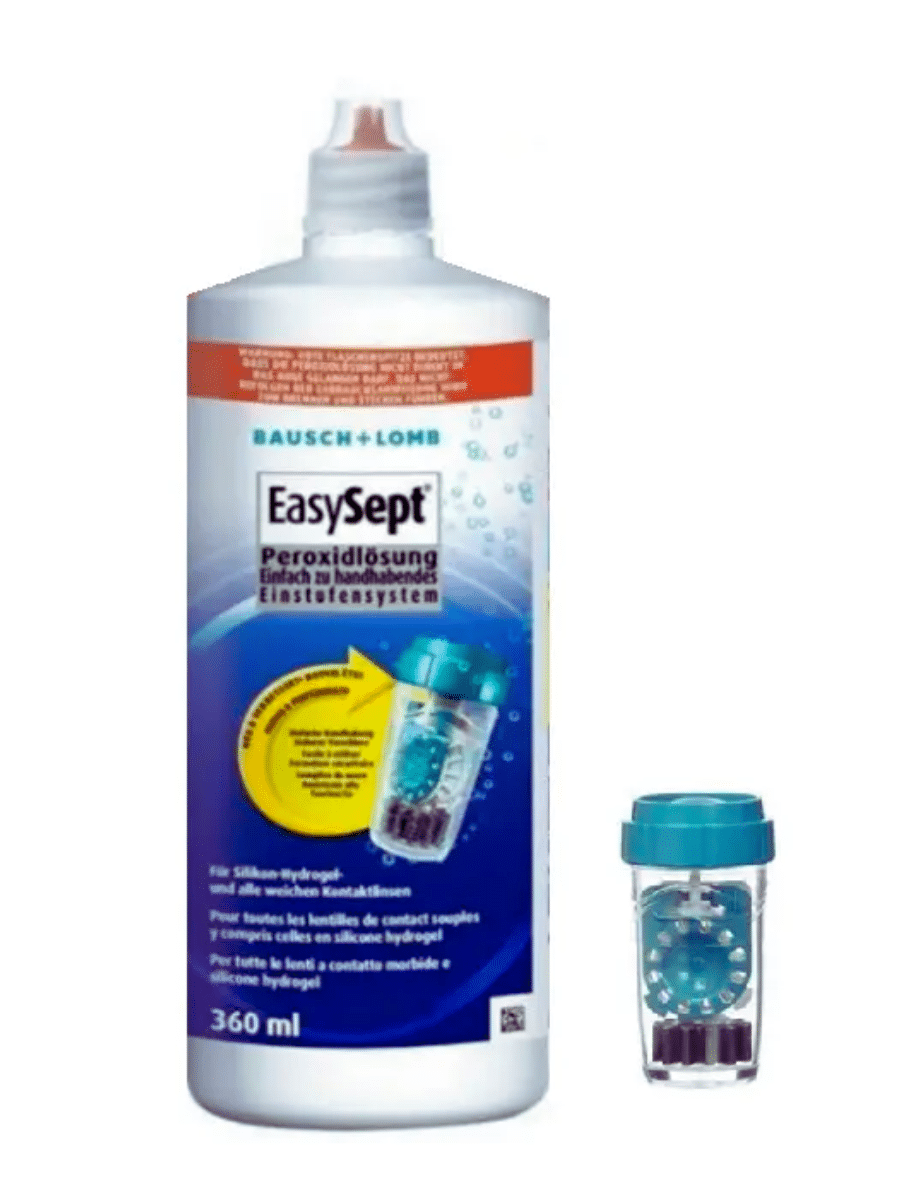 תמיסת מי חמצן איזיספט לניקוי יסודי || Easysept 360 ml || עדשות